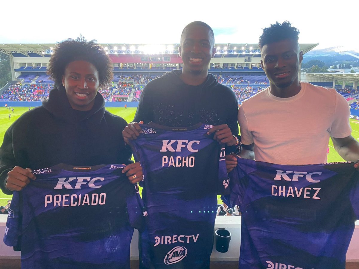Ángelo Preciado, Willian Pacho y Jhoanner Chávez las visitas de lujo de ...