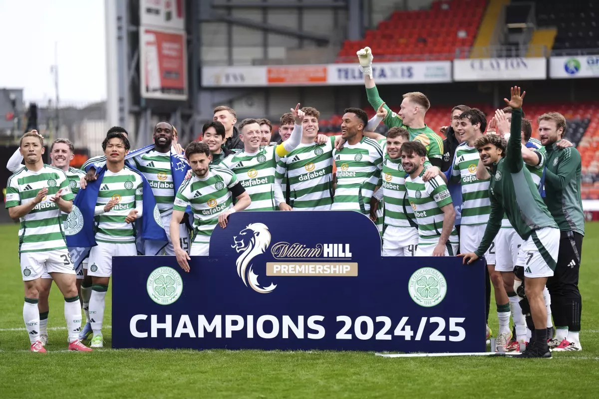 Celtic conquista su título 55 de liga en Escocia y empata el récord de ...